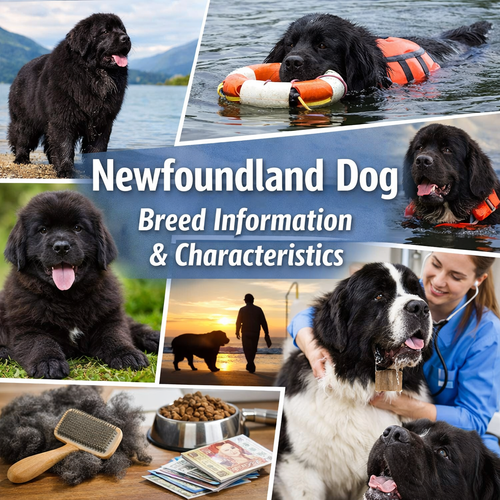 Newfoundland Dog Breed Guide: Size, Temperament, Care & Health